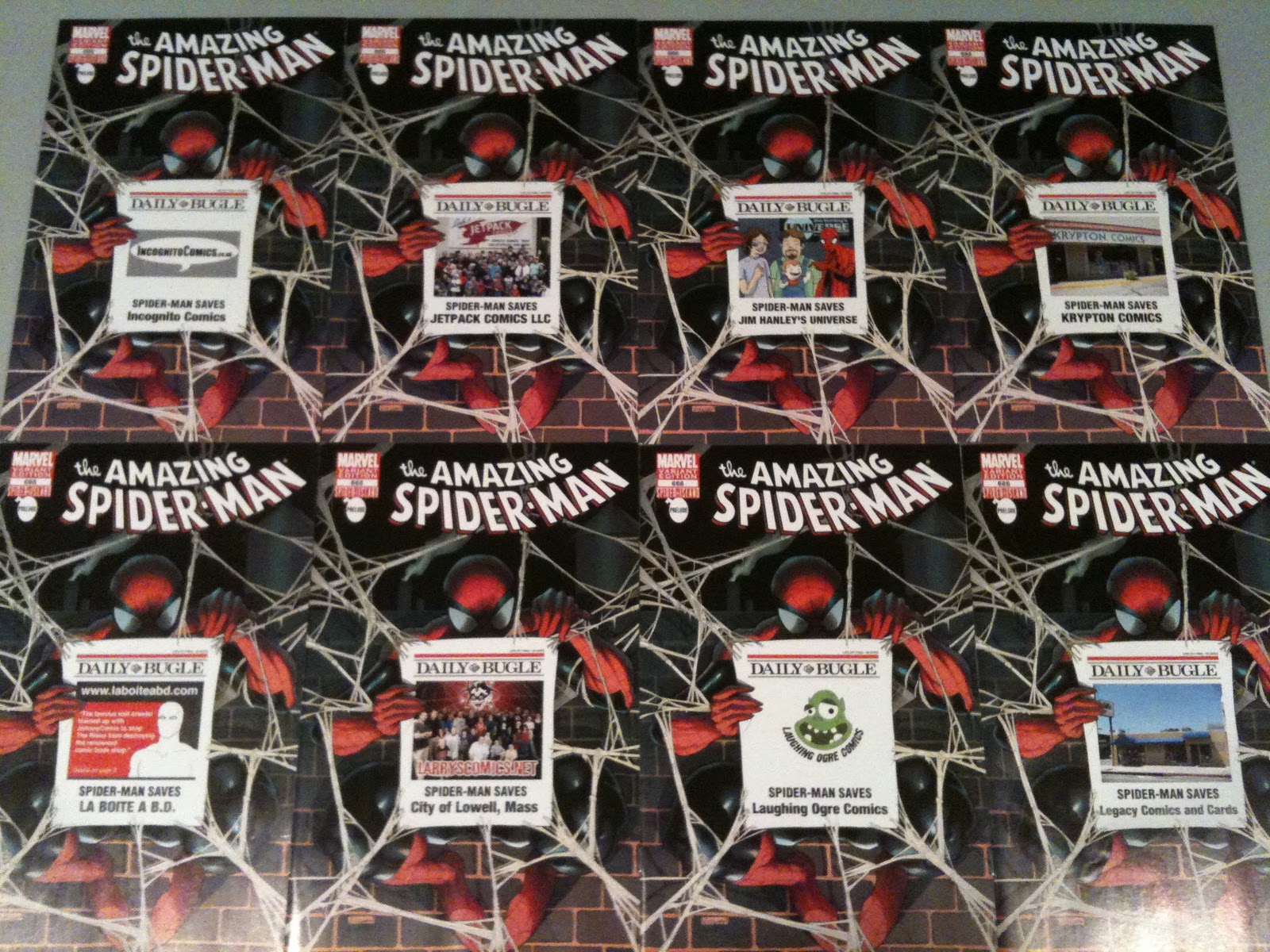 SPIDERMANFAN: Amazing Spider-Man #666 Comic Shop Variants -- The Full ...