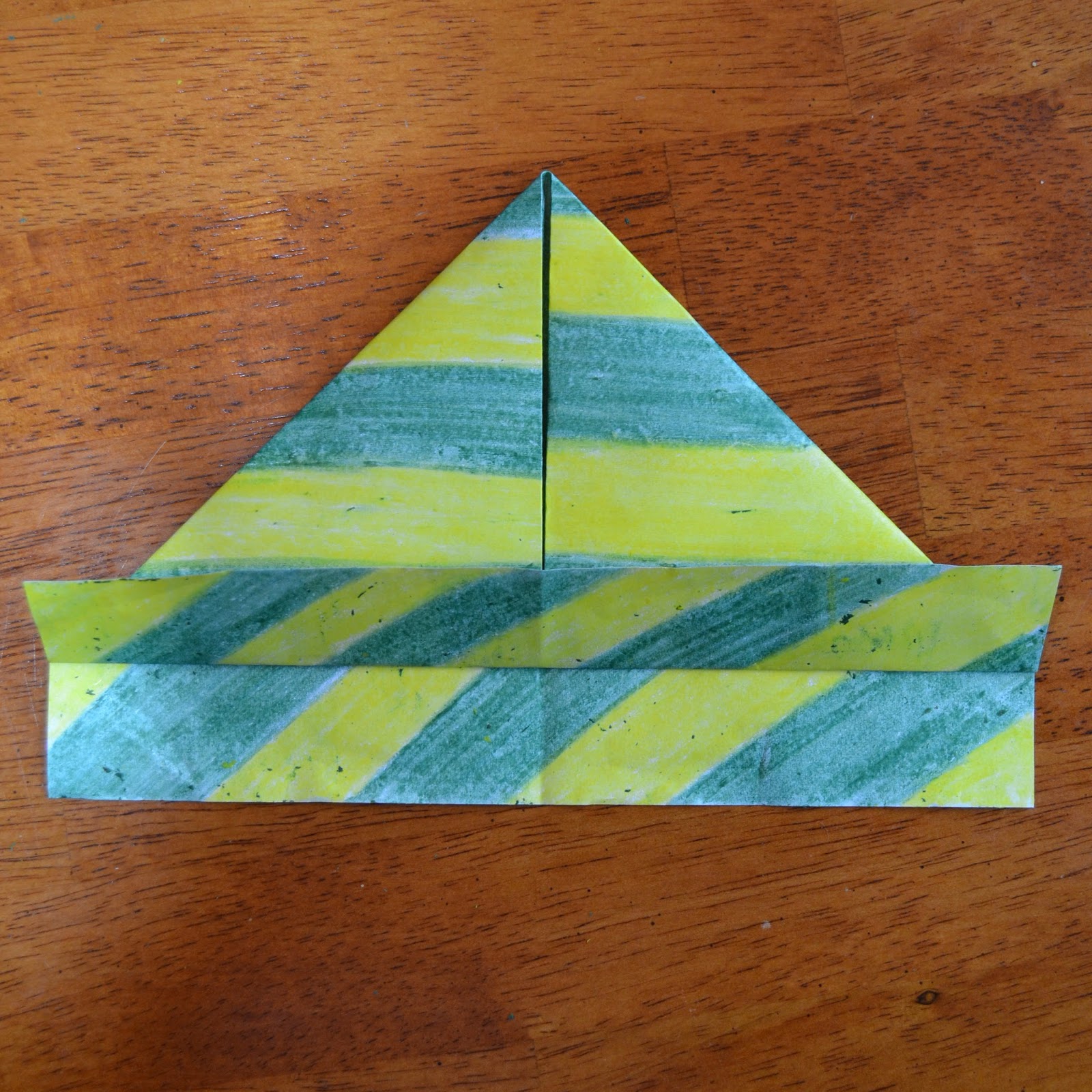 East Coast Mommy: Paper Boat Tutorial... old fashioned paper craft