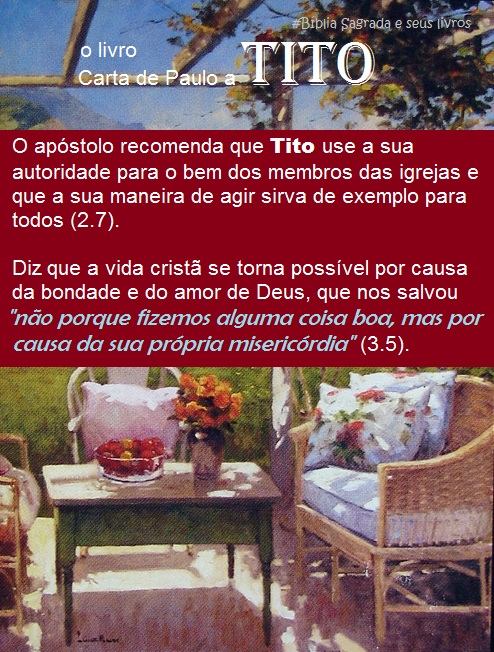 A Bíblia - Sinopse de Cada Livro: Tito