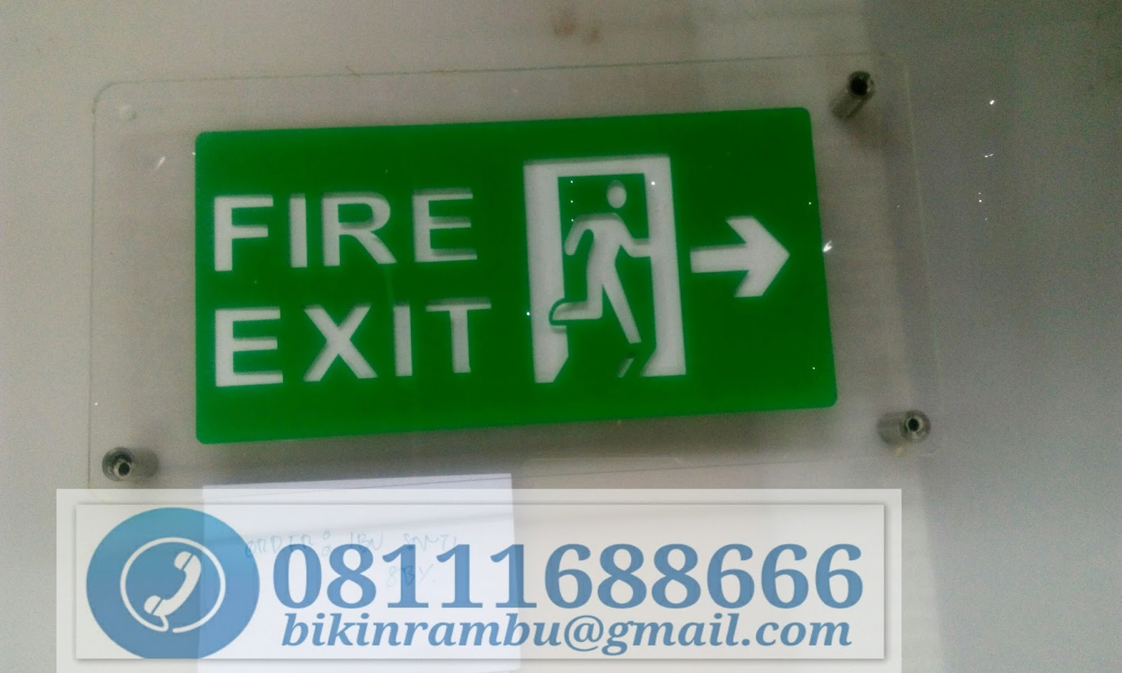 Produsen Rambu lalu lintas, Rambu parkir, Rambu K3, dll: JALUR EVAKUASI