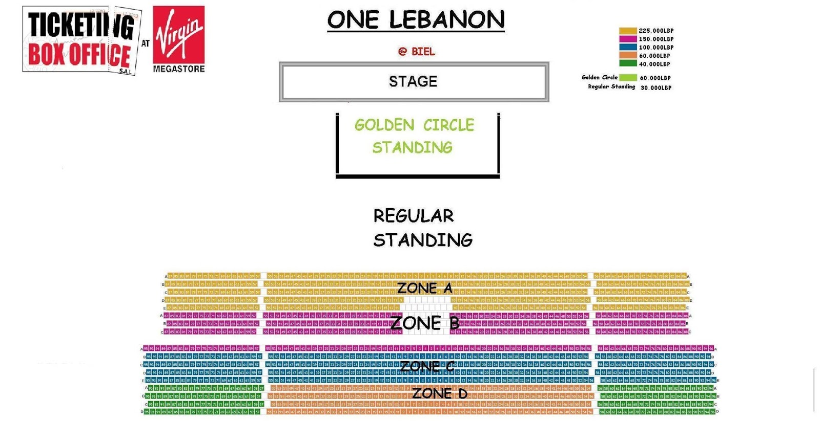 One Lebanon concert, united for tomorrow, Down Town, Beirut, Lebanon