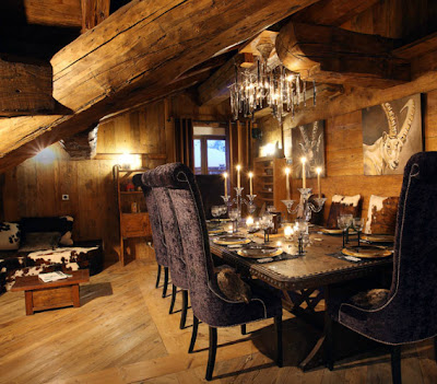 Interiorissimo: Serip and stunning Chalet le Rocher..