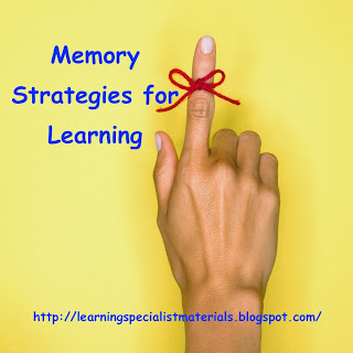 Classroom Freebies Too: 12 Memory Strategies Freebie