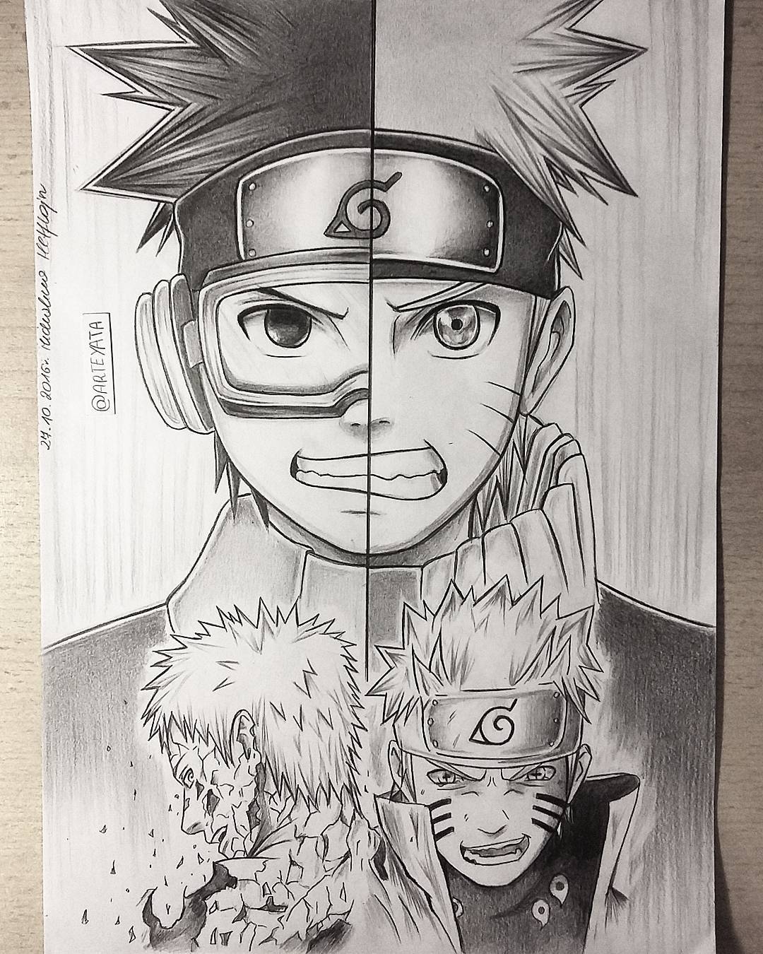 Personagens do Naruto por Arteyata | Arte - Tropa Dercy