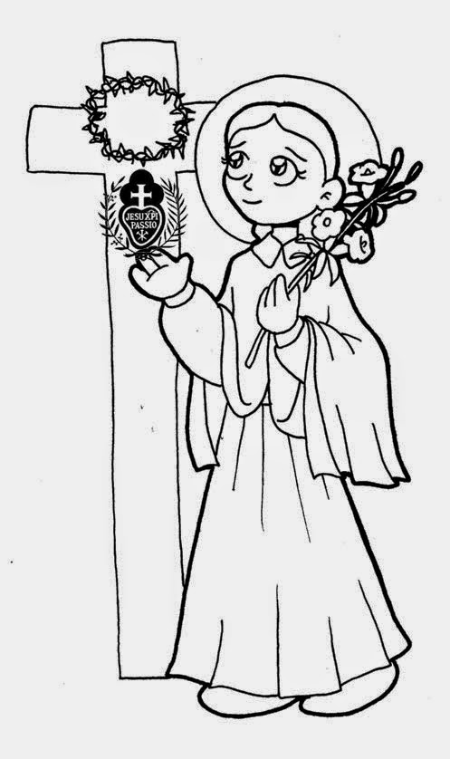 Saint Maria Goretti Coloring Page Coloring Pages