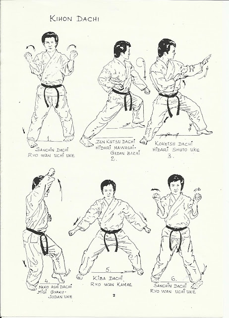 Ong Tuoi Ryu Tai ki Kamakiri カマキリ: Kihon Dachi ( Posiciones Basicas )