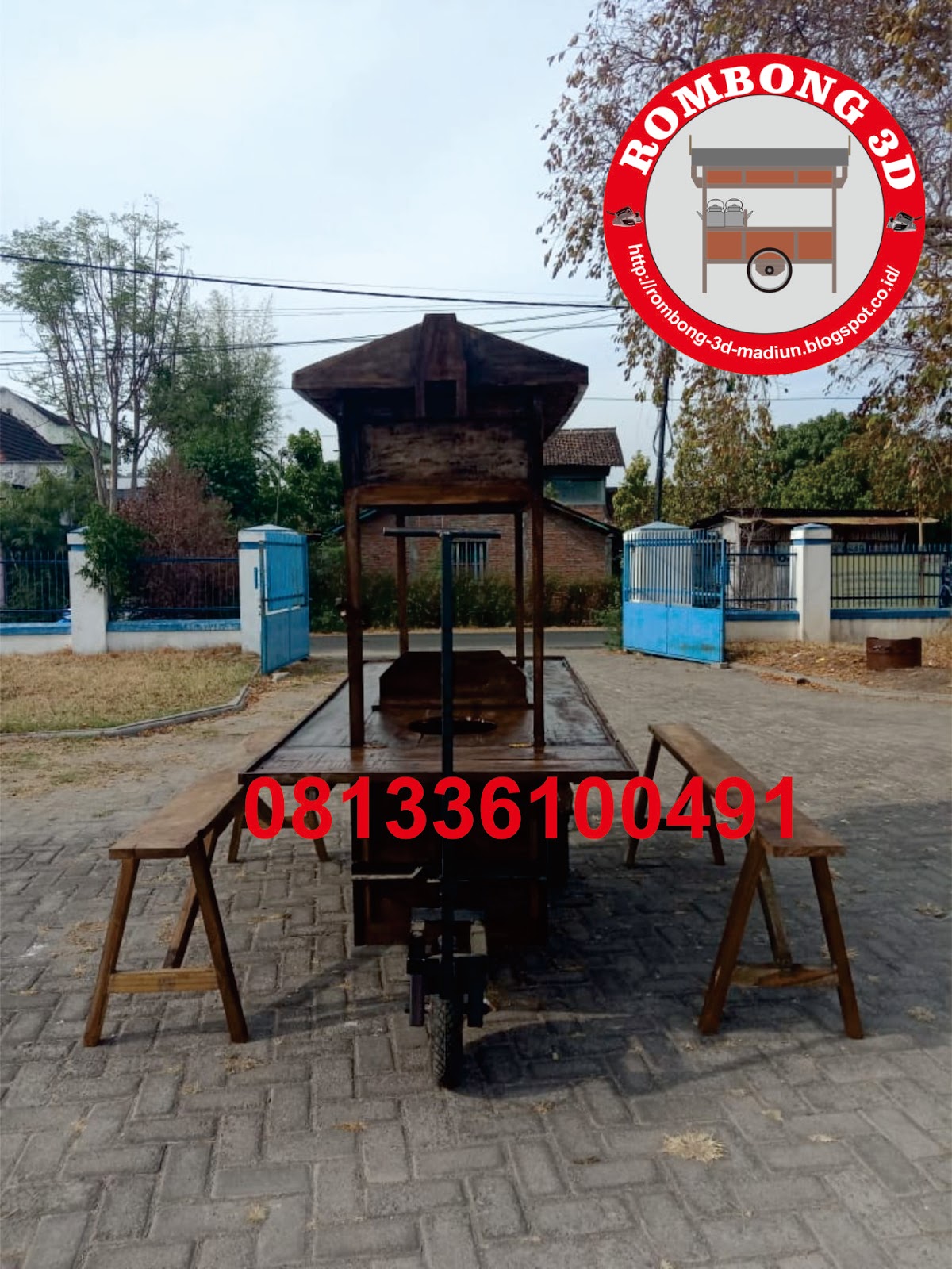 ROMBONG / GROBAK / GEROBAK 3D: ANGKRINGAN KLASIK BISA DI TARIK MOTOR