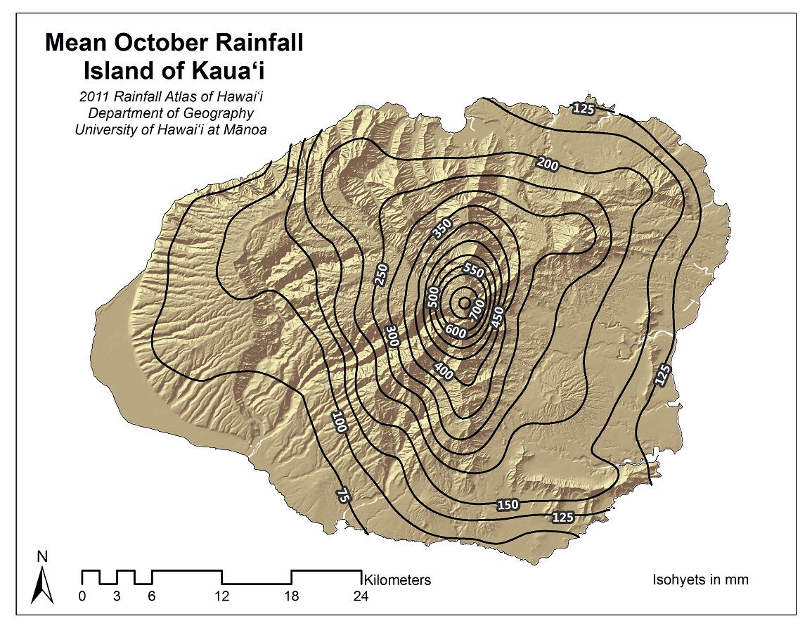 GIS Map Blog: Isohyet Map