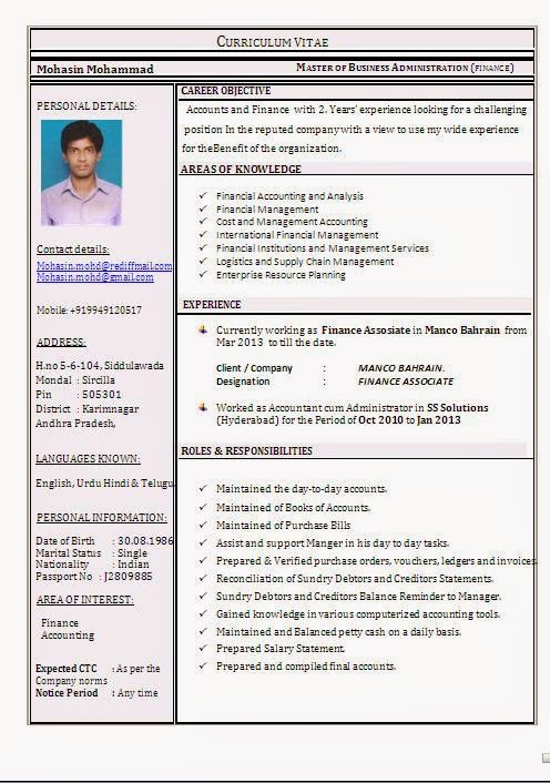 bio data form in word