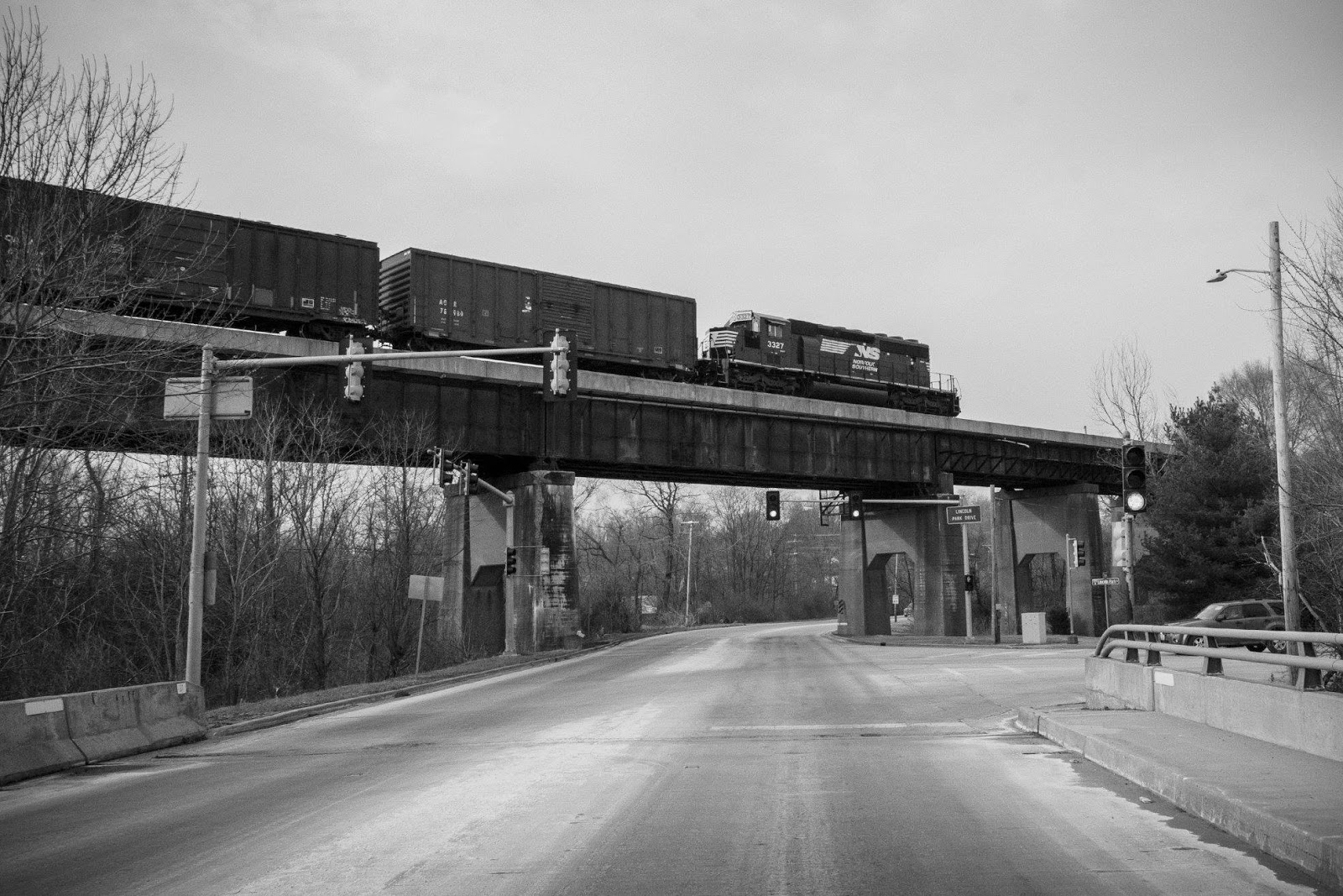 Industrial History: NS/Wabash Bridge over Sangamon River and IL-48 at ...