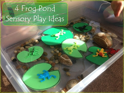 Encourage. Play. Learn.: Frog Sensory Ponds