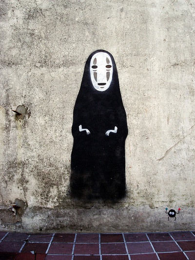 Bing Mag: Spirited Away No-Face In Real Life