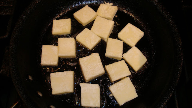 A Daughter's Culinary Journey: Fried Paneer Pieces