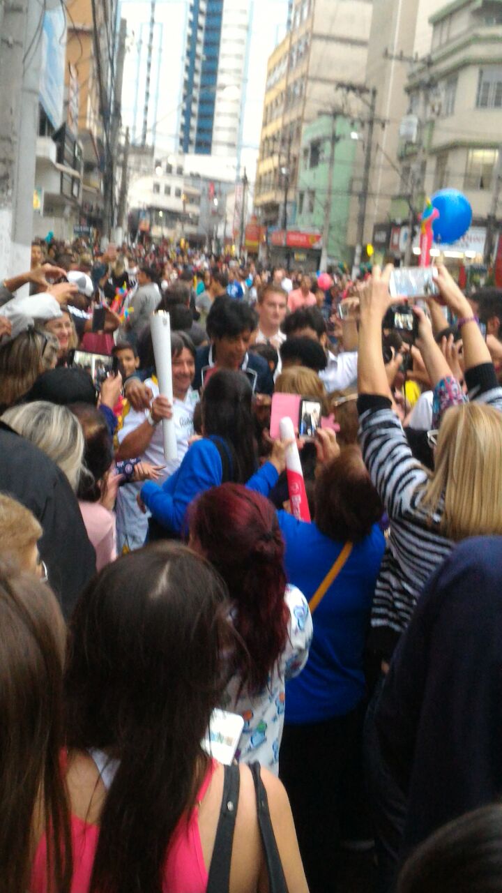 Fotos da passagem da Tocha Olímpica em Barra Mansa-RJ