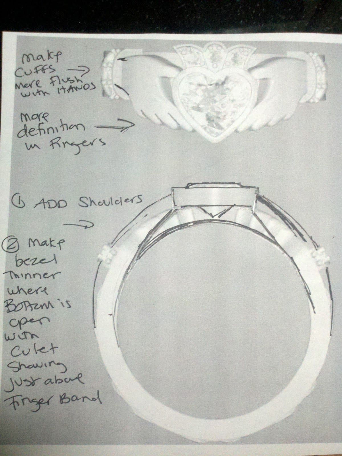 Amy Certilman, Jewelry 411: Claddagh Celtic Knot Ring - Creation Story