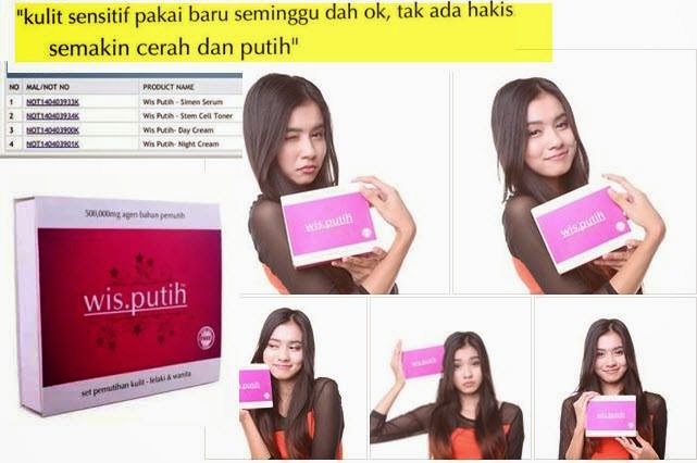 Produk Kecantikan & Kesihatan: WIS PUTIH SKINCARE FREE HYDROKINON