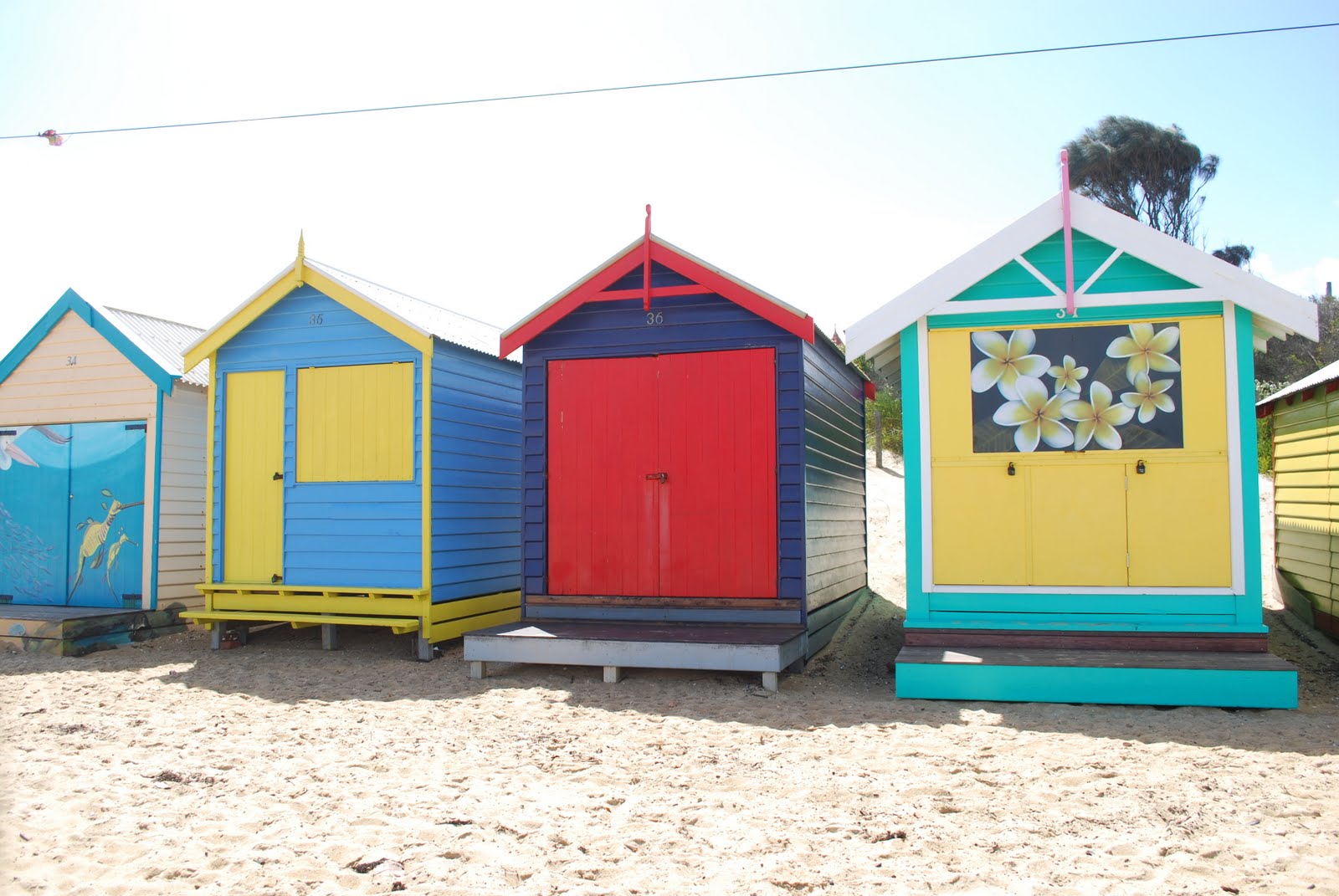 the ups and downs of art and life: Australia Part 7 - Brighton Beach ...