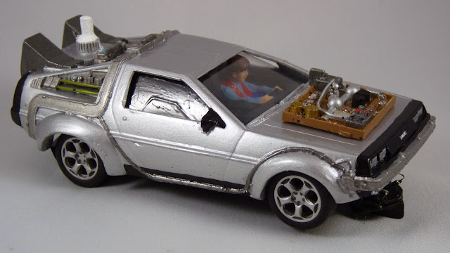 My Scalextric: You built a time machine… out of a DeLorean?