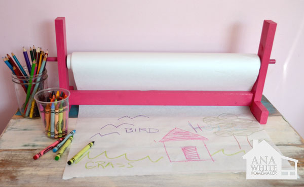 It's Written on the Wall: Craft Paper/Wrapping Paper Roll Holder-You ...