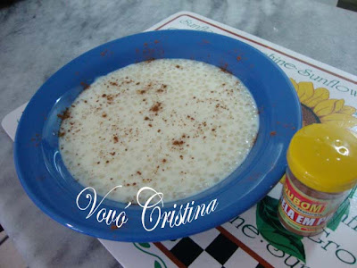 RECEITAS DA VOVÓ CRISTINA: MINGAU DE TAPIOCA