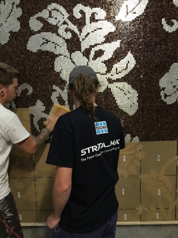 Laticrete Australia Conversations: Mosaic Display at Urban Tiles