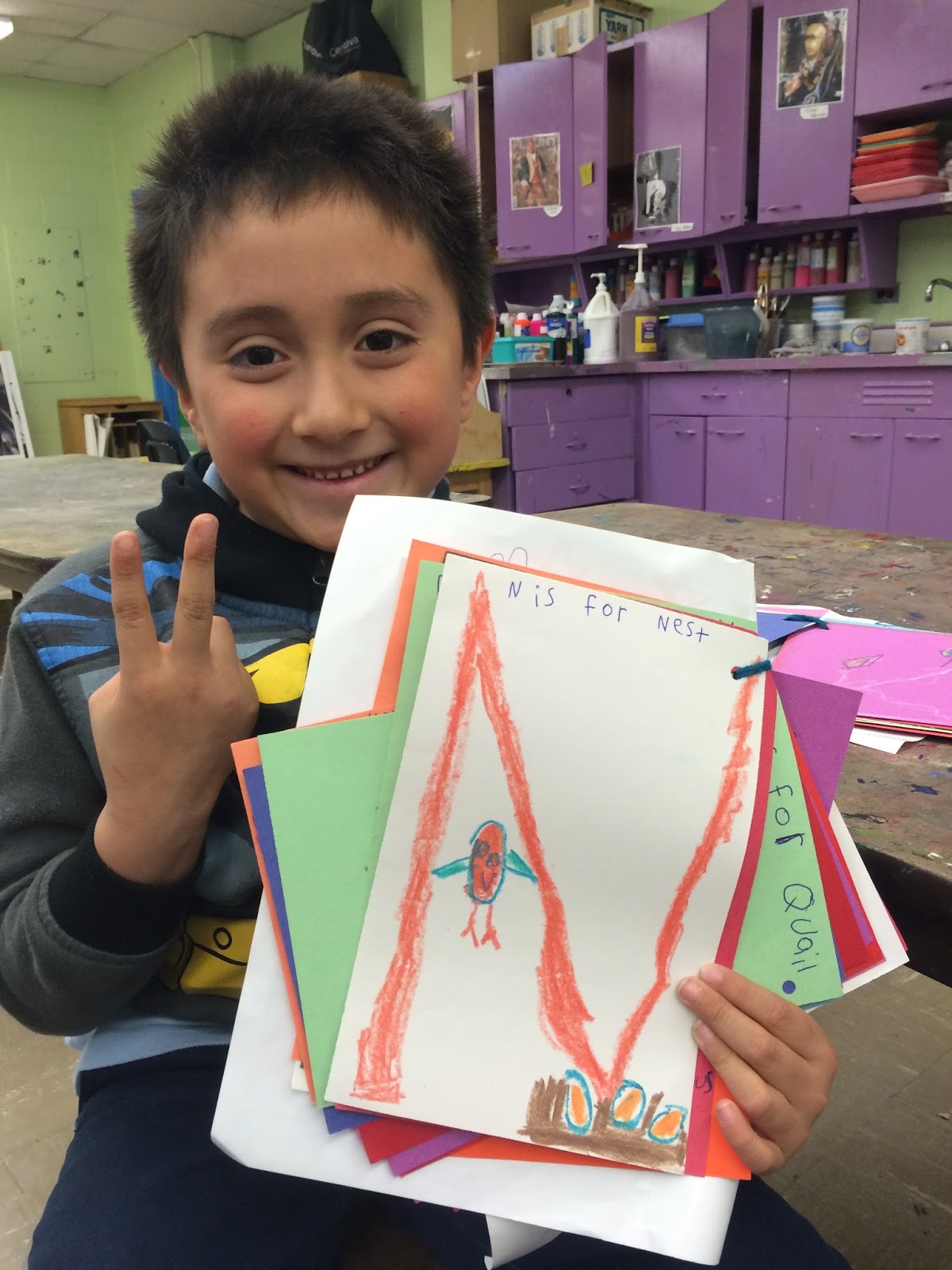 The Art Studio at Cooper Dual Language Academy: Kindergarten ABC Book
