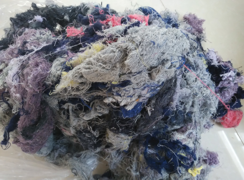 Textile waste recycling machine: Cotton yarn waste recycling machine at ...