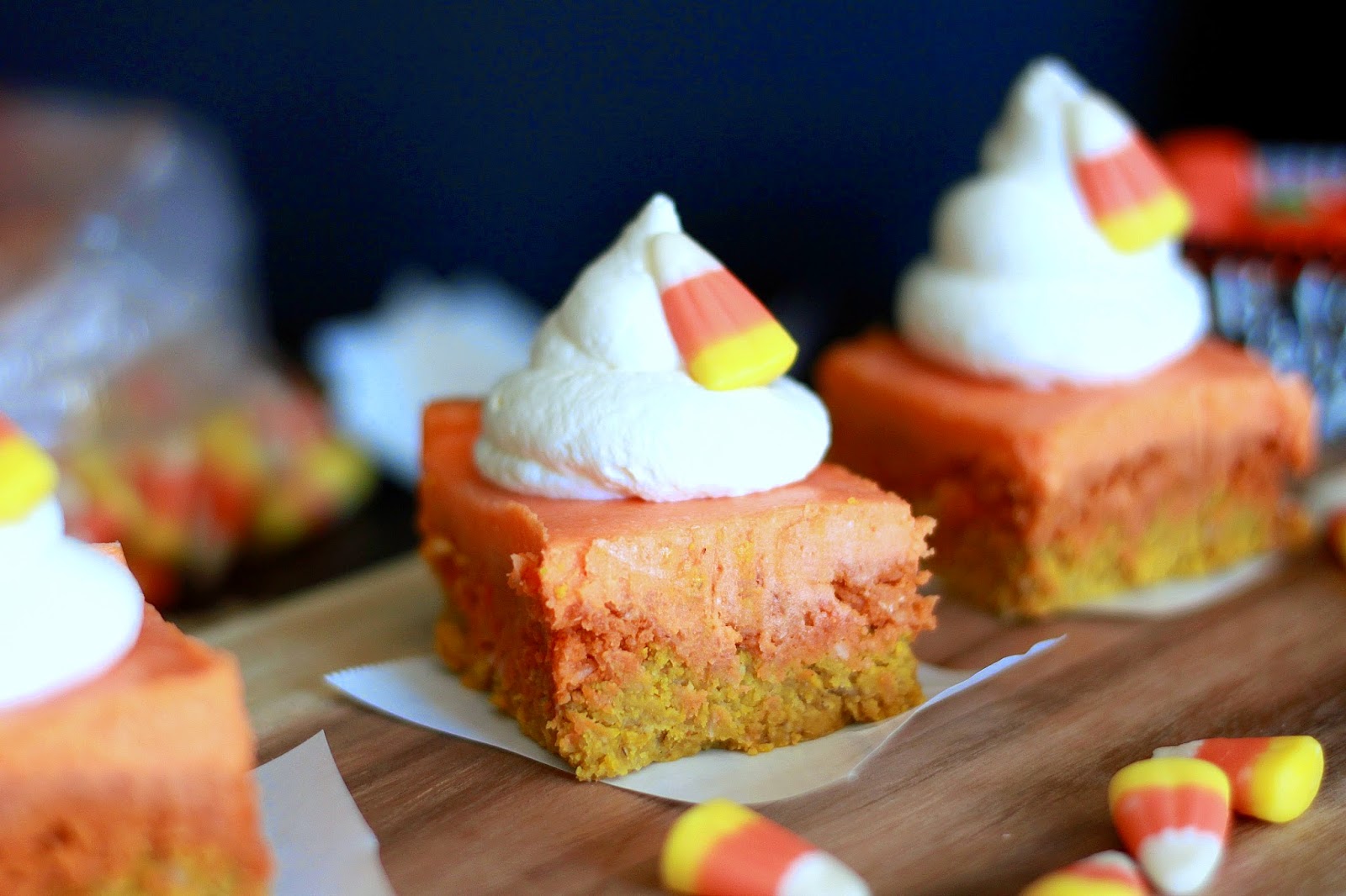 Feeding My Addiction: Orange Cream 'Candy Corn' Squares