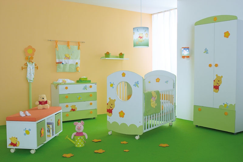 Cute Winnie The Pooh Baby Room Designs