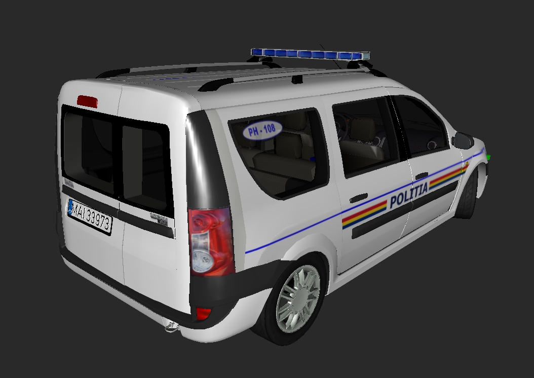 Wippy's Garage : 2004 Dacia Logan MCV Politia Romana - proiect ...