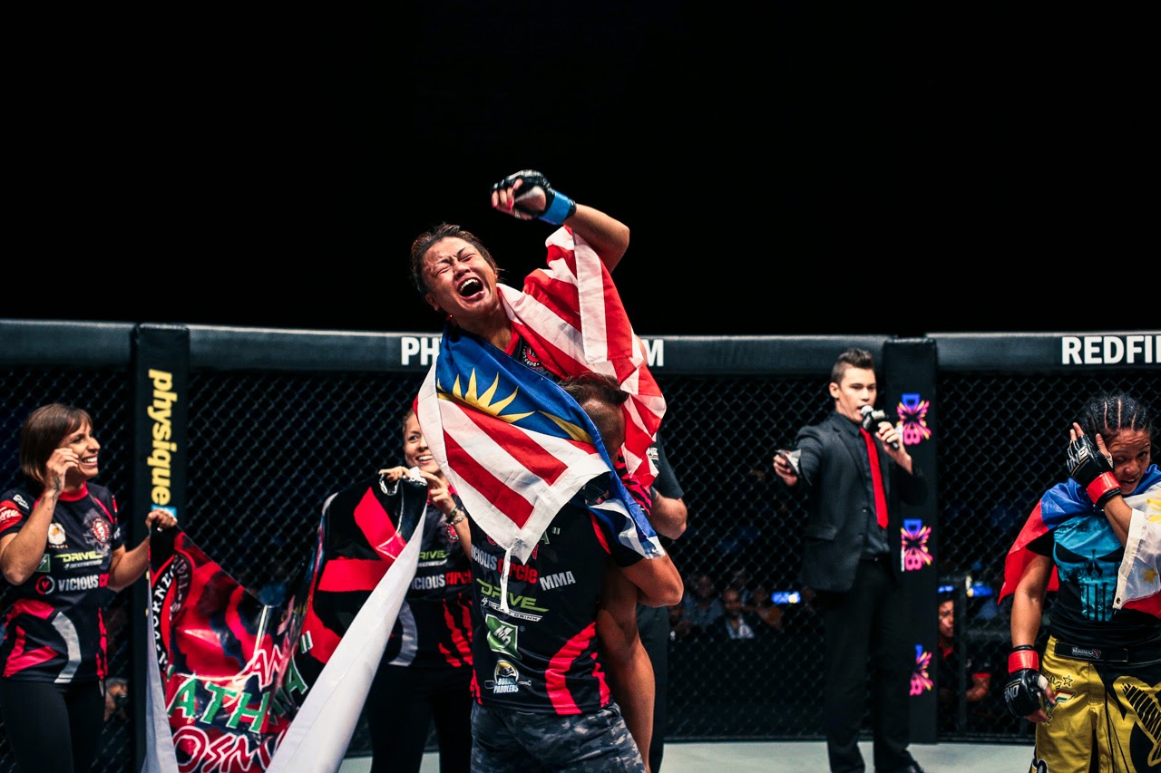 FIRST MALAYSIAN FEMALE MMA FIGHTER, ANN REIGNS IN DUBAI