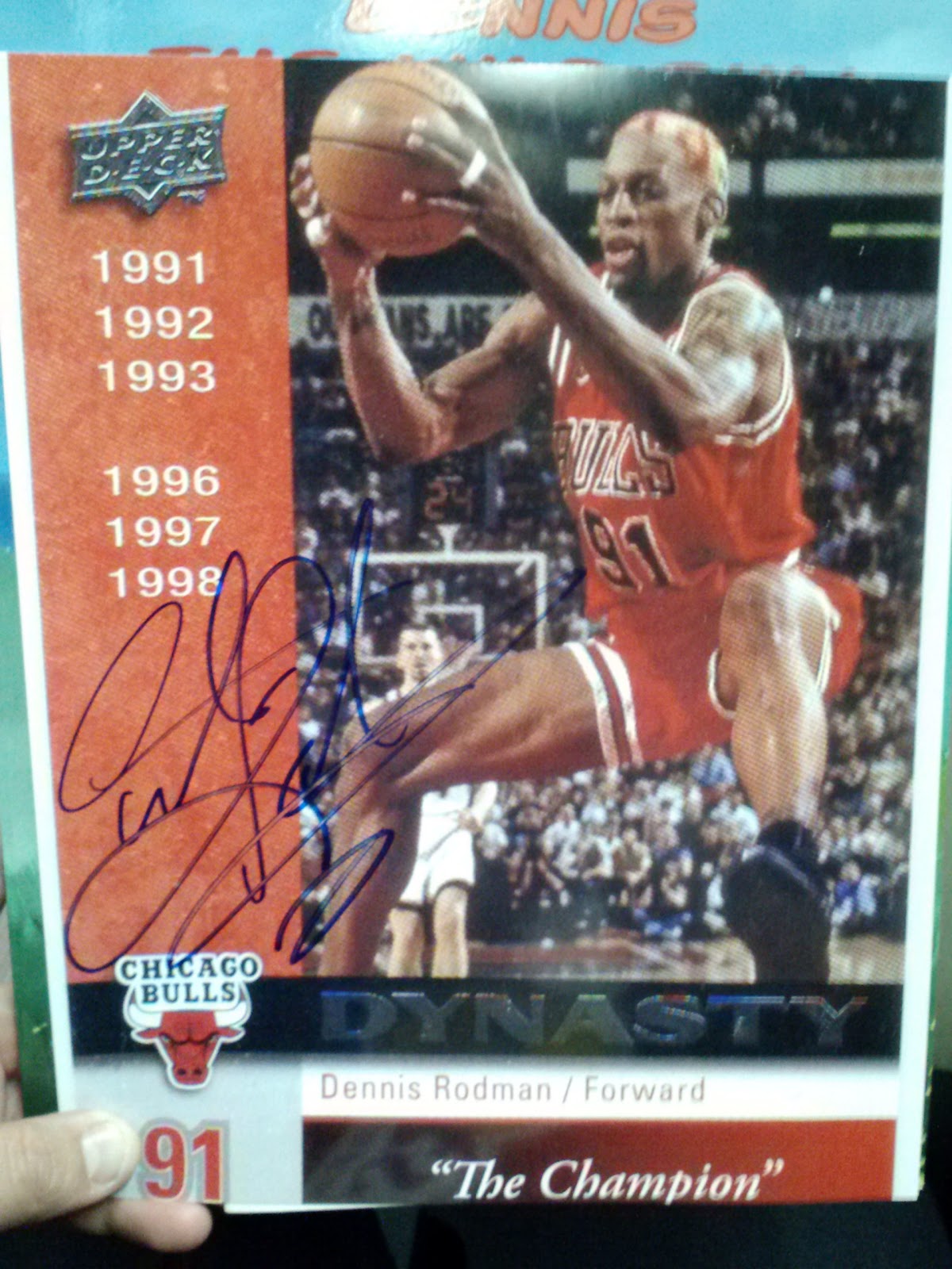 Gill Cards and Beyond...24/7: Dennis Rodman book signing @ ESPN Zone L.A.