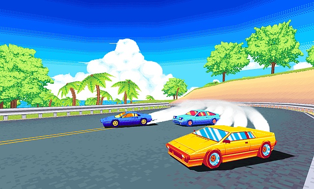 Indie Retro News: Drift Stage - 1980's style racer for Steam Greenlight ...