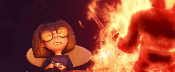 Edna Mode Gif Fire