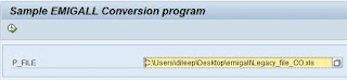SAP ABAP ISU: EMIGALL: Conversion program