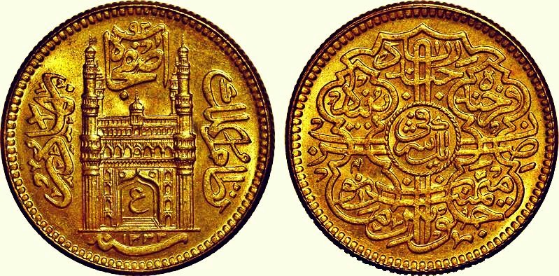 Gold Ashrafi - Hyderabad State | The Hobby of Kings