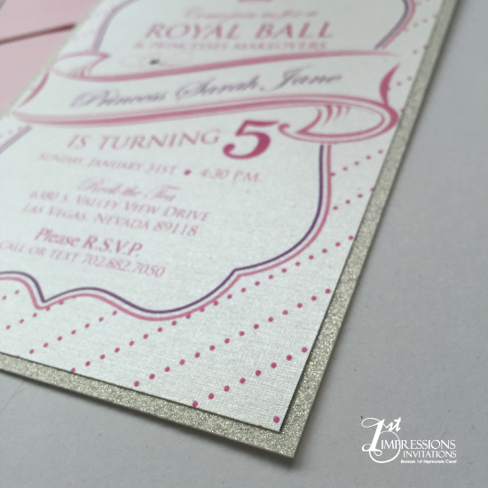 1st Impressions Invitations: Royal Ball Birthday Invitations fit for a ...