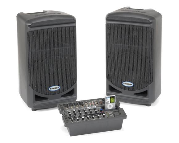 SAMSON COMBO CABINAS ACTIVAS Y MIXER XP308i ~ E.R Importaciones