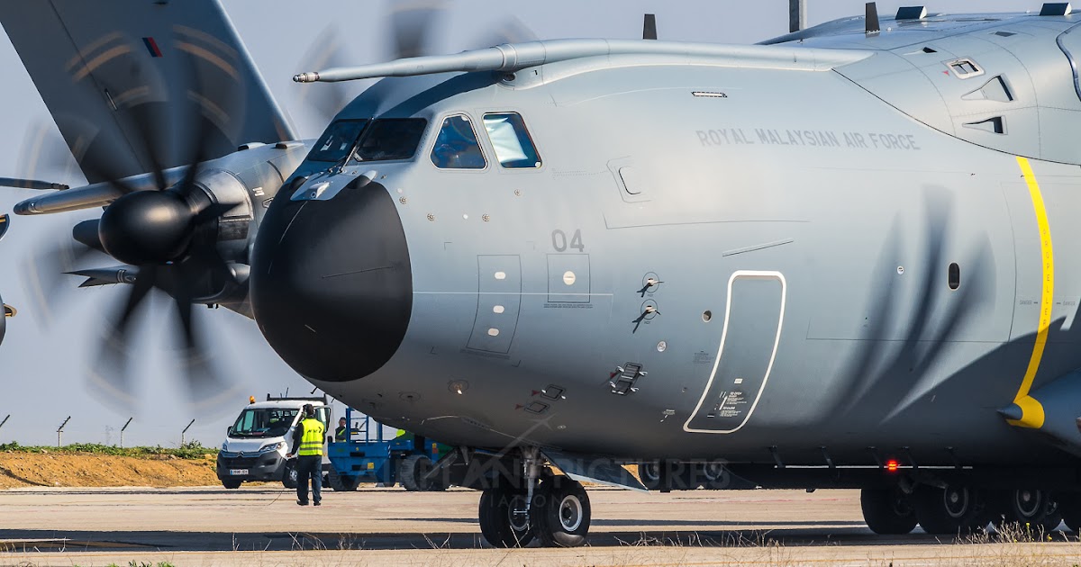 DEFENSE STUDIES: Fourth A400M Arrived in Subang