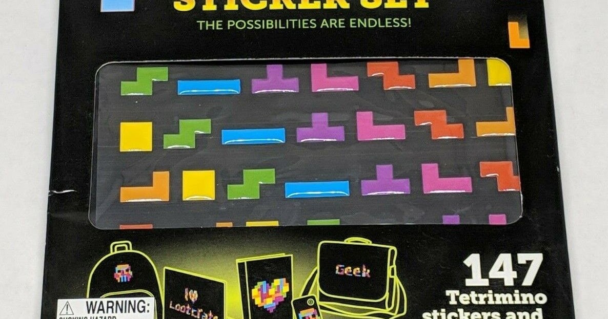 Flipping for Fun: Tetris Sticker Set