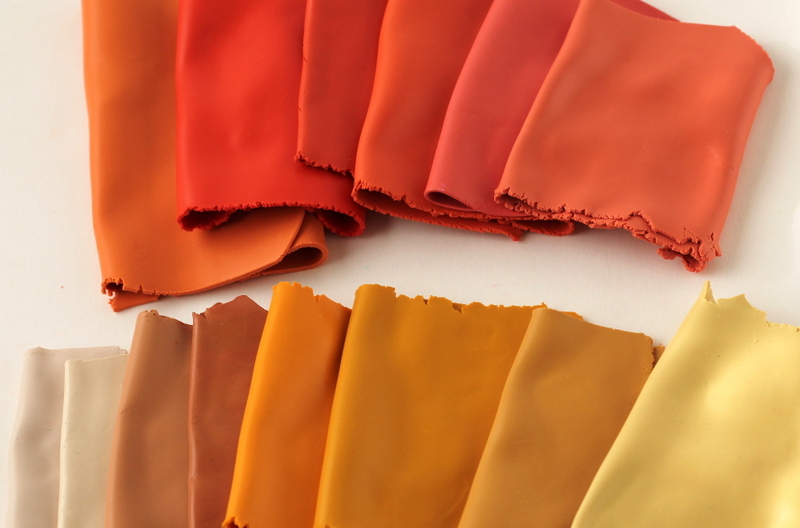 Con Tus Manos: Paleta de colores con arcilla polimérica