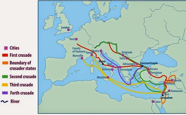 Kievan Rus' trade routes map 8th and 11th Centuries
