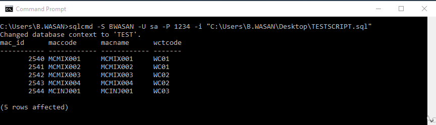 SQL SERVER#2 sqlcmd - โปรแกรมเมอร์ใต้ดิน SQL SERVER#2 sqlcmd - โปรแกรมเมอร์ใต้ดิน