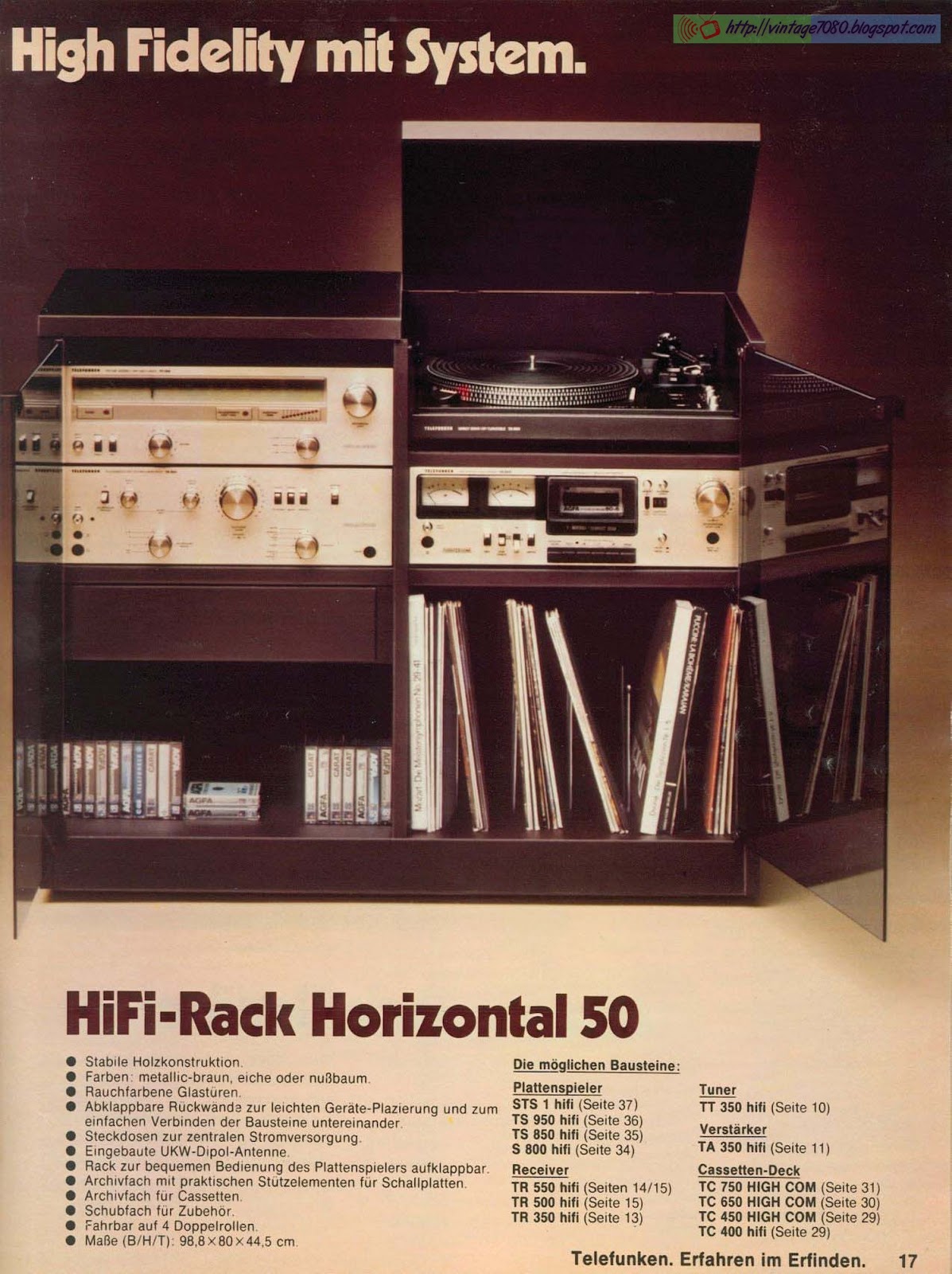 Vintage 70 80: Telefunken 12 - Catálogo 1979-1980