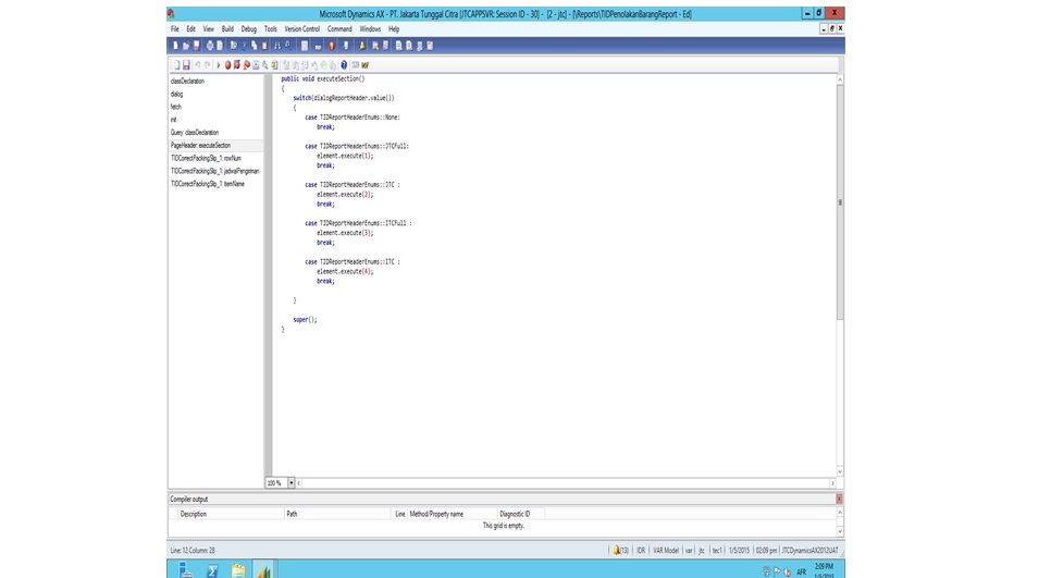 Create report X++ | Transfer Knowledge