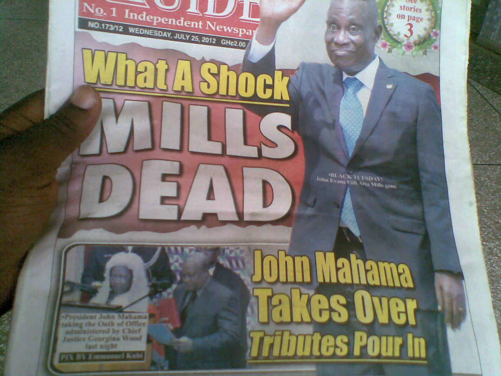 Accra Pictures by Day & Night: Rest in Peace Mr.President of Ghana ...