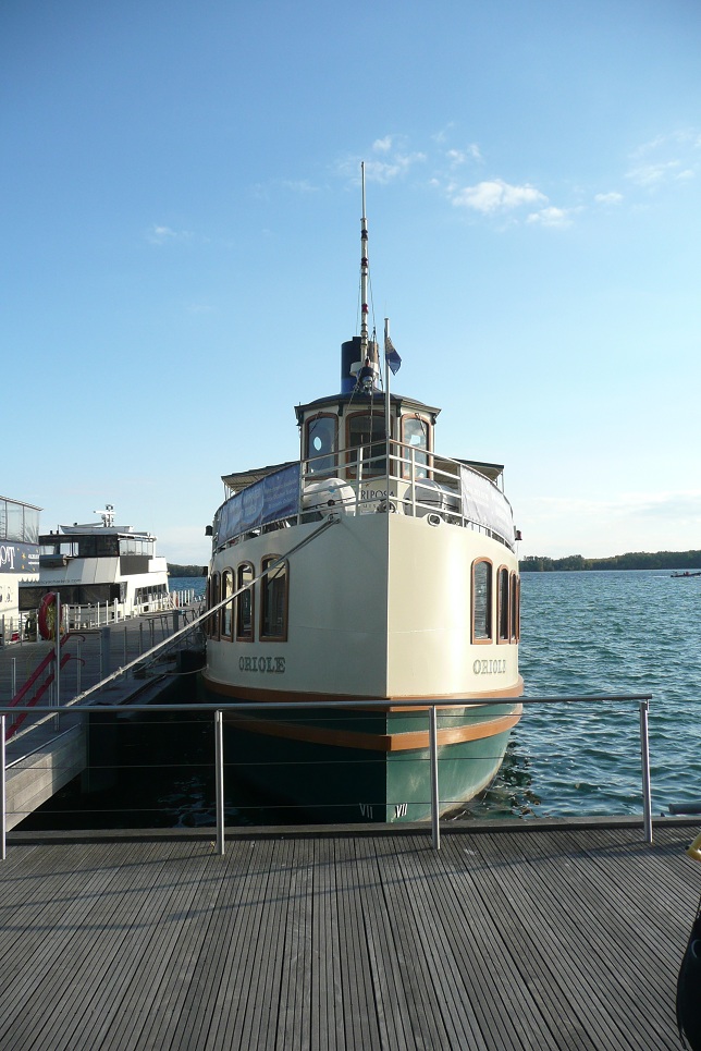 Progress is fine, but it's gone on for too long.: Cruise boat, Oriole