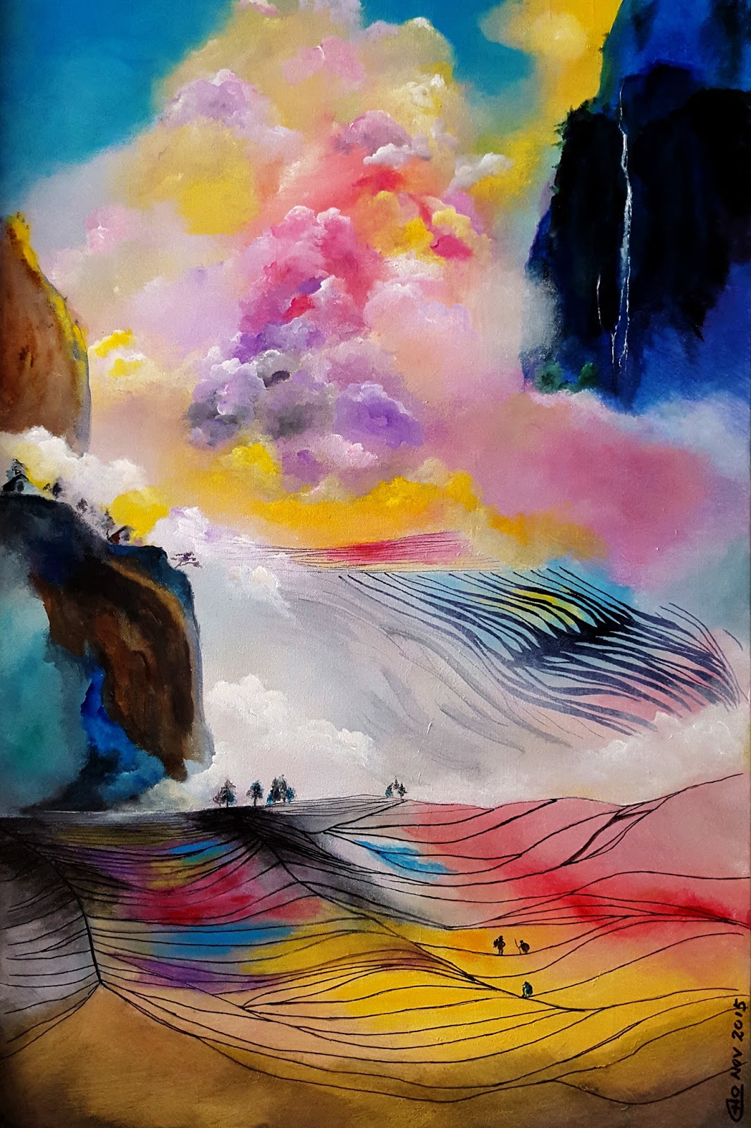 Rubicon Mirage Fine Art: Terraced Rice Field III