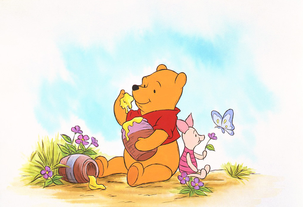 Winnie The Pooh Cartoon Picture and Wallpaper