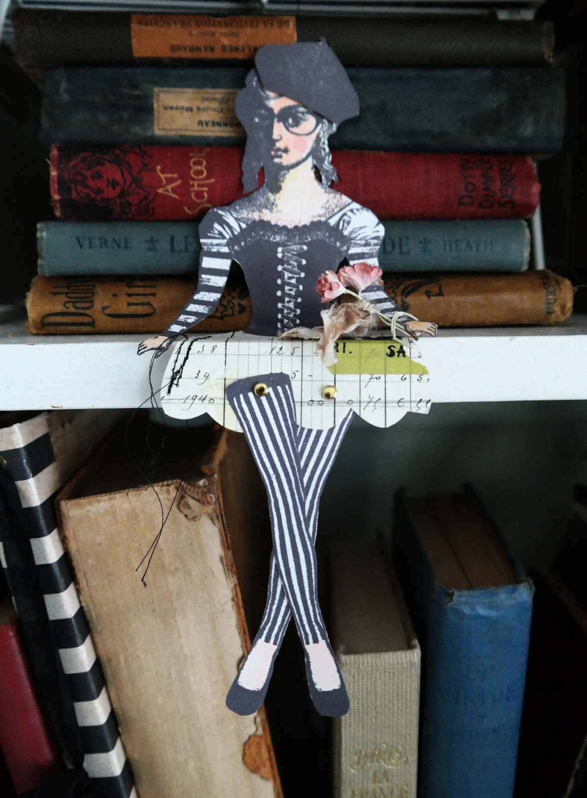 Artful Play: New Character Construction Paper Dolls